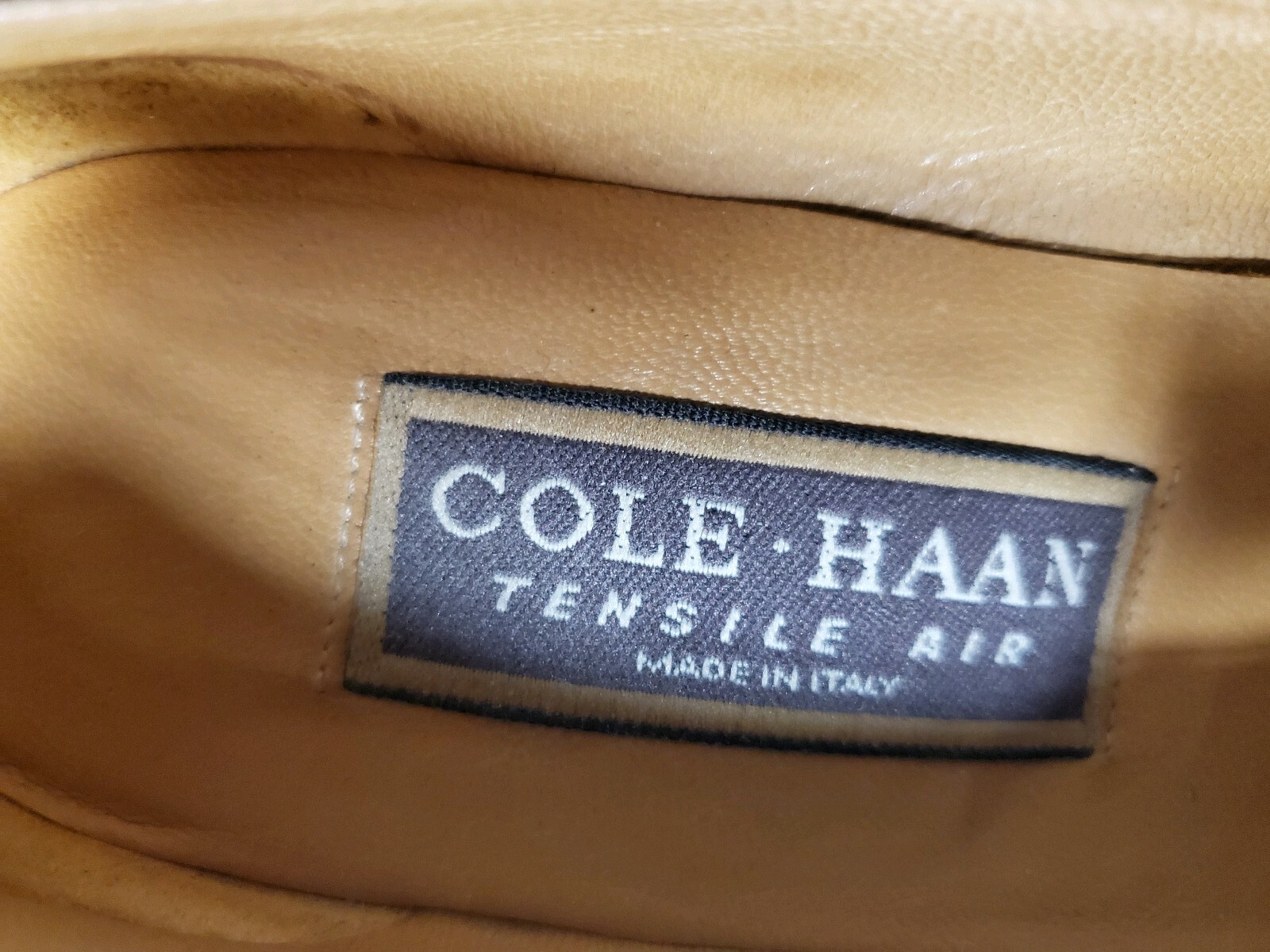 Women's Leather Cole Haan Blue Vesta Pump Tensile Air Sole Sz.7 1/2 AA ...