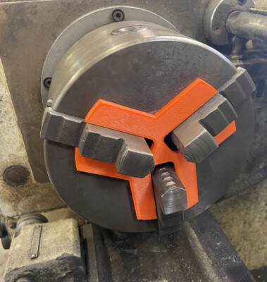Lathe Chuck Stop Spider - Up to 13mm Jaw - 3 Jaw Chuck - 3D Printed V2 ...