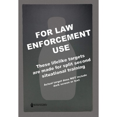 ACTION TARGET Q-WH-100 FBI/DEA Center Mass Q Target,PK100 49U462 | eBay