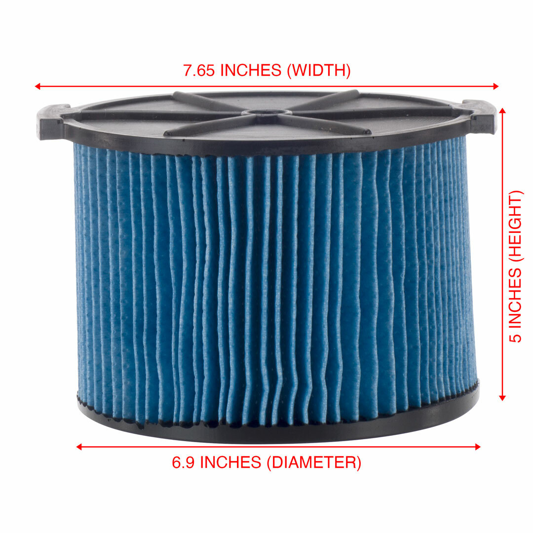 3 Pack VF3500 3-Layer Fine Dust Cartridge Filter 26643 for RIDGID Wet ...