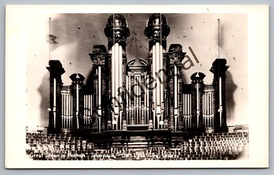 Real Photo Mormon Tabernacle Pipe Organ At Salt Lake City UT Utah RP ...