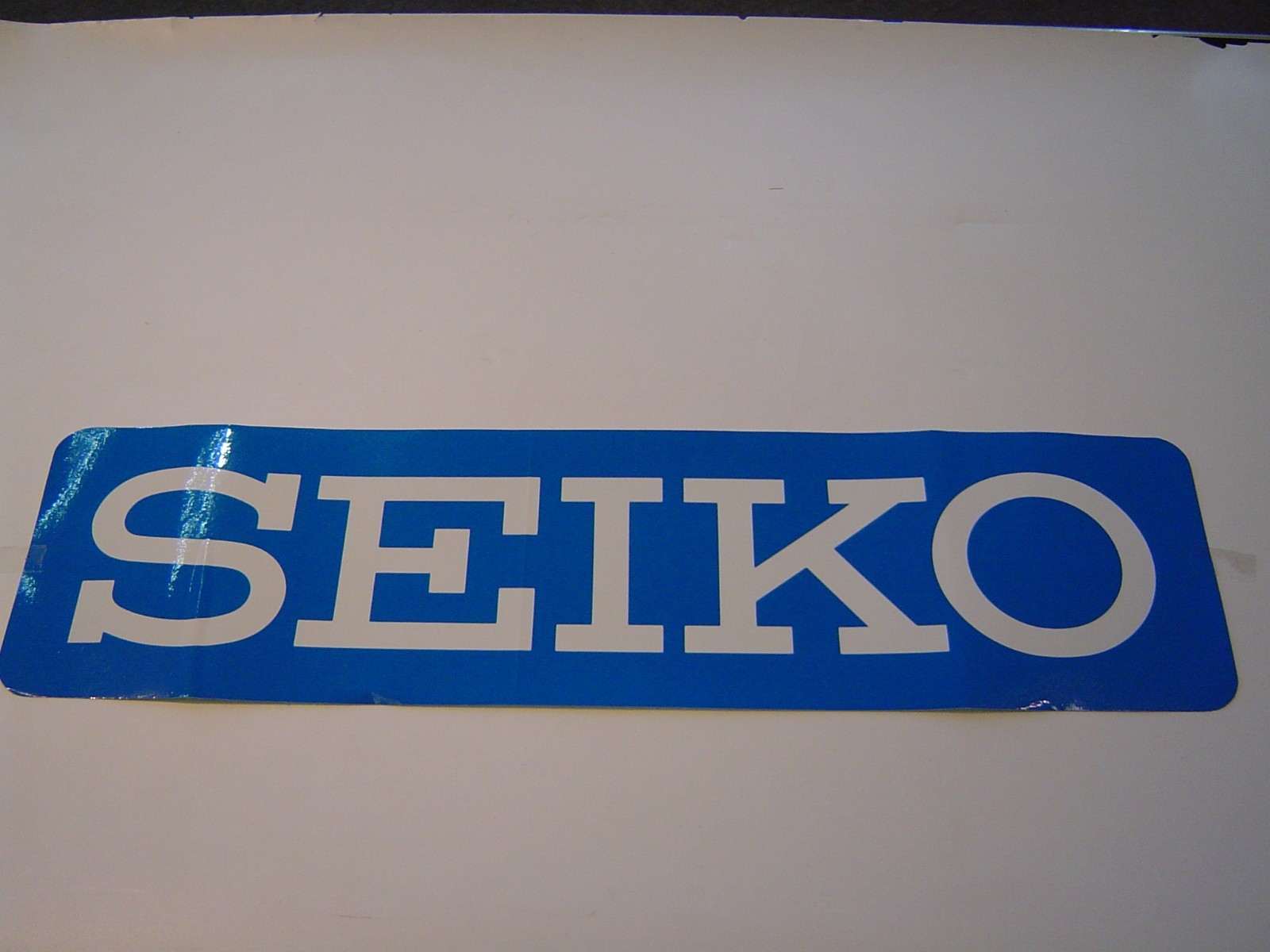 Large Seiko Logo watch window sticker advertising Letter sticker Made ...