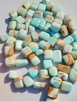 5-kg Natural Caribbean Calcite Tumbles Healing Stones Crystals Minerals ...