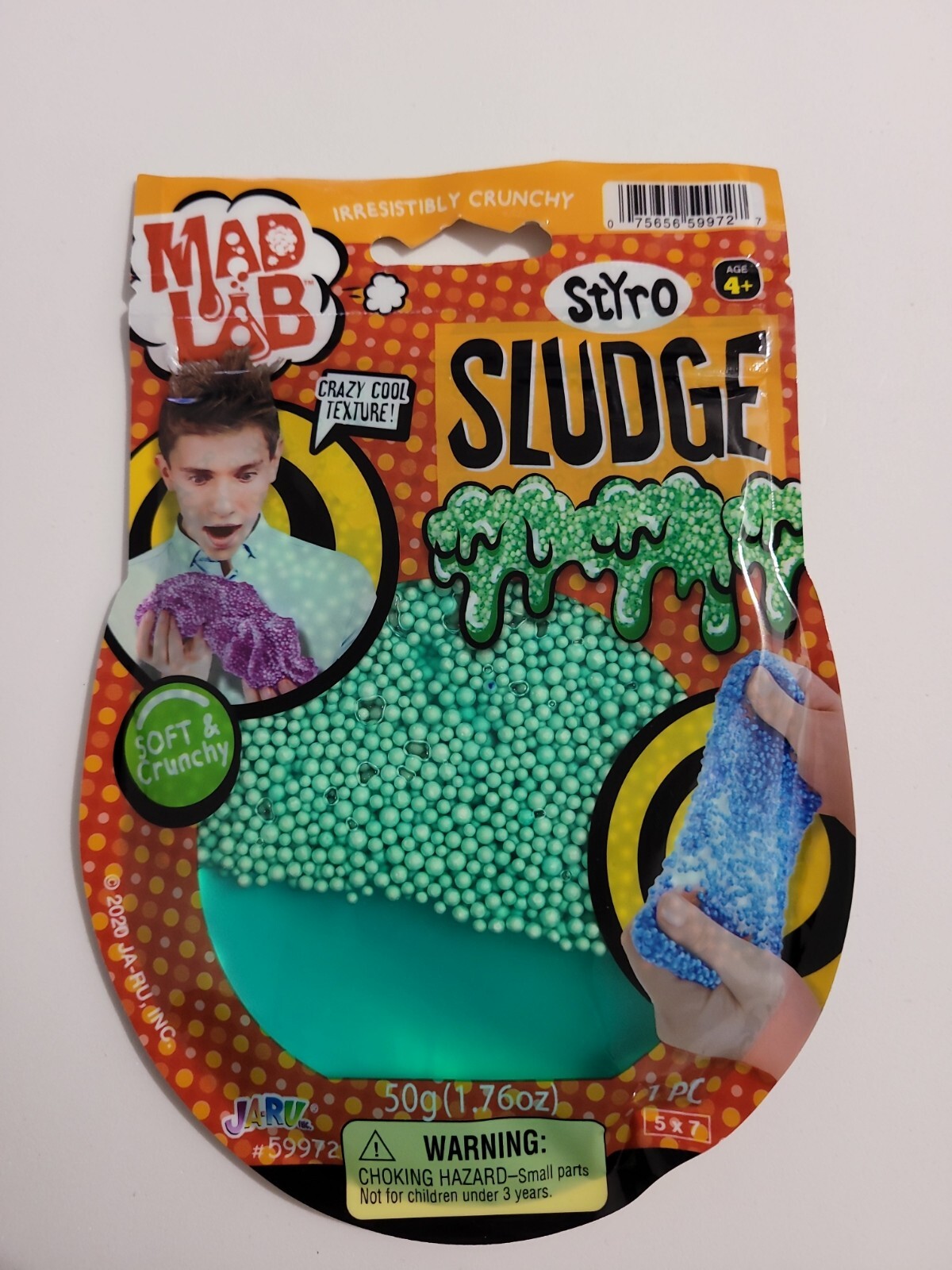 Mad Lab Styro Sludge GREEN 50g 1.76 oz Soft Crunchy Ooze Slime Jaru NEW ...