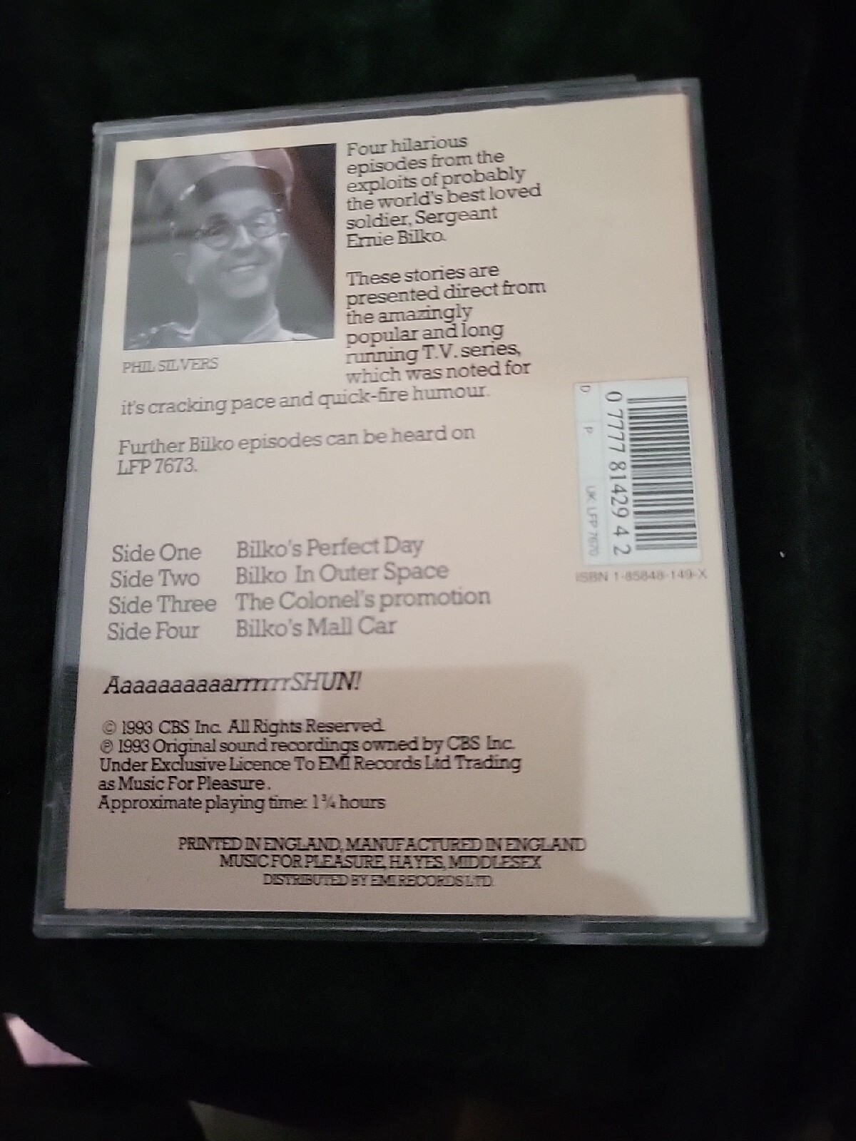 Sgt. Bilko: v. 1: Starring Phil Silvers & Cast by Nat Hiken (Cassette ...