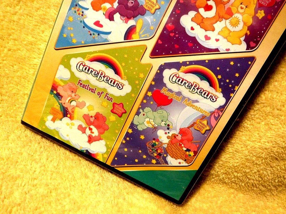 NEW/SEALED DVD SET! 4 FEATURE SET, CARE BEARS 4 FILMS! 352 MINUTES, NR ...