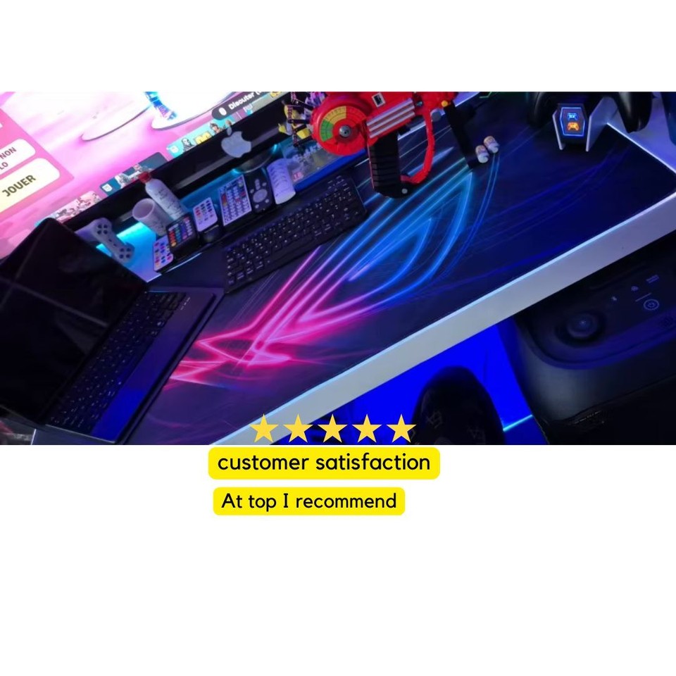 City Asus Rog Mouse Pad Rgb Backlit Gamers Mouse Mat Pc Accessories Led ...