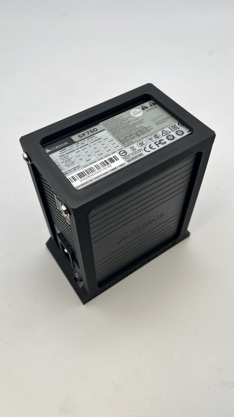 SFX PSU Side Mounting Bracket for PC Case/DiY - Made for Older Corsair ...