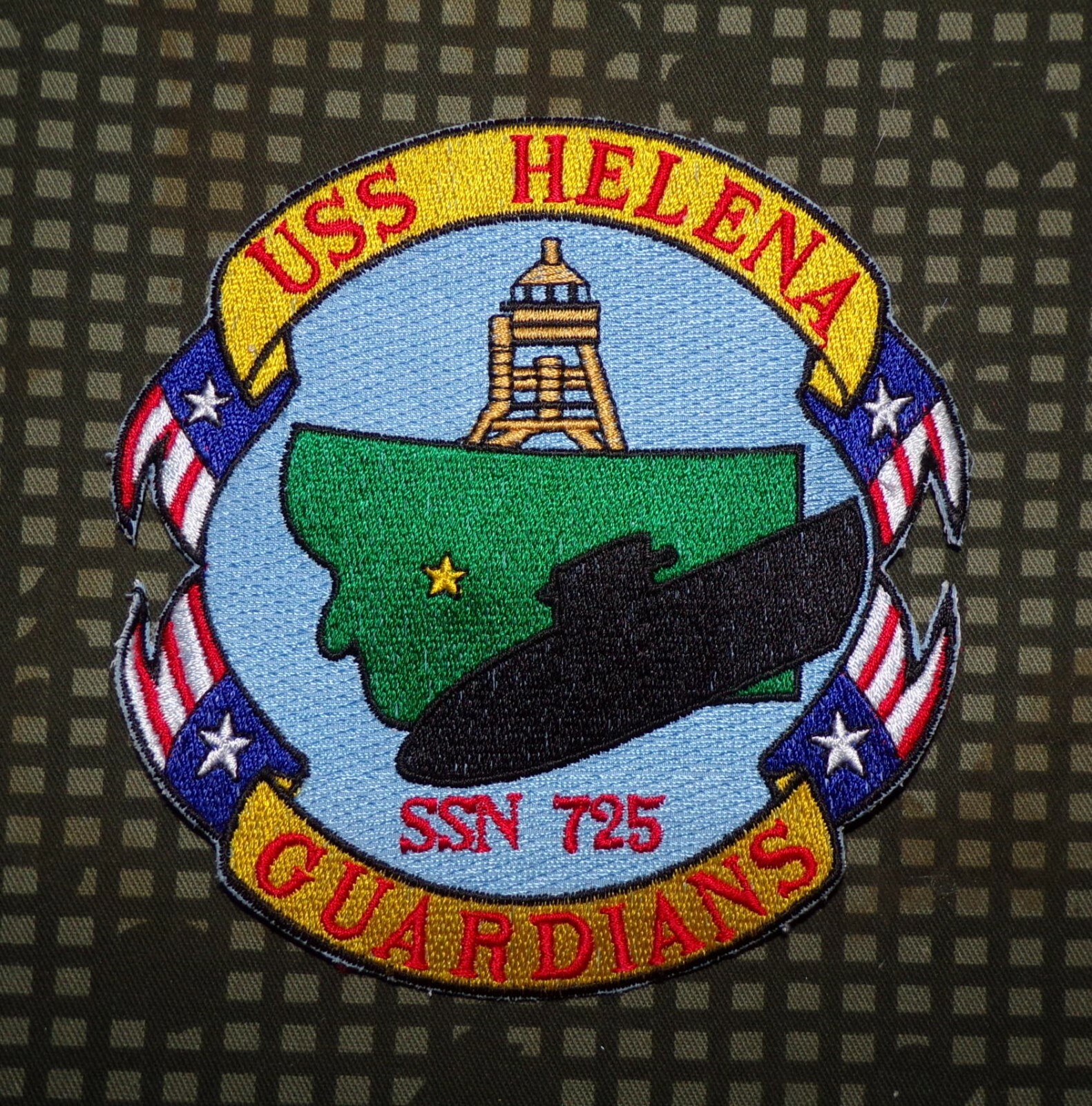 US Navy USS Helena SSN 725 Submarine Embroidered Full Color Patch | eBay