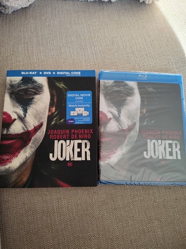 Joker (Blu-ray/DVD, 2019, 2-Disc Set) Joaquin Phoenix Fast Shipping ...