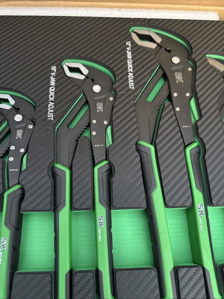 SK Professional Tools 5 Pc Dual Material Pliers Set New Nos SK01459 ...