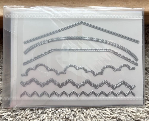 Stampin' Up! BASIC BORDERS DIES ONLY CLOUDS CHEVRON STRIPES STITCHED EXCEL COND | eBay
