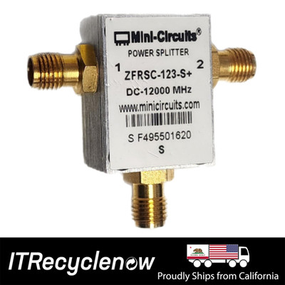Mini-Circuits ZFRSC-123-S+ 3-Way RF Power Splitter Combiner 50Ω 0.4 ...