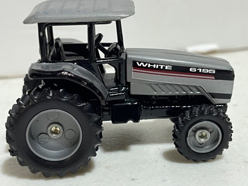 White Agco 6195 Tractor w Front Wheel Assist & Cab 1/64 Scale by Scale ...