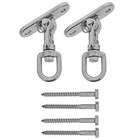 Heavy Duty 2000lb Tire Swing Swivel Hanger Kit 2pk 360 Degree Spinner ...
