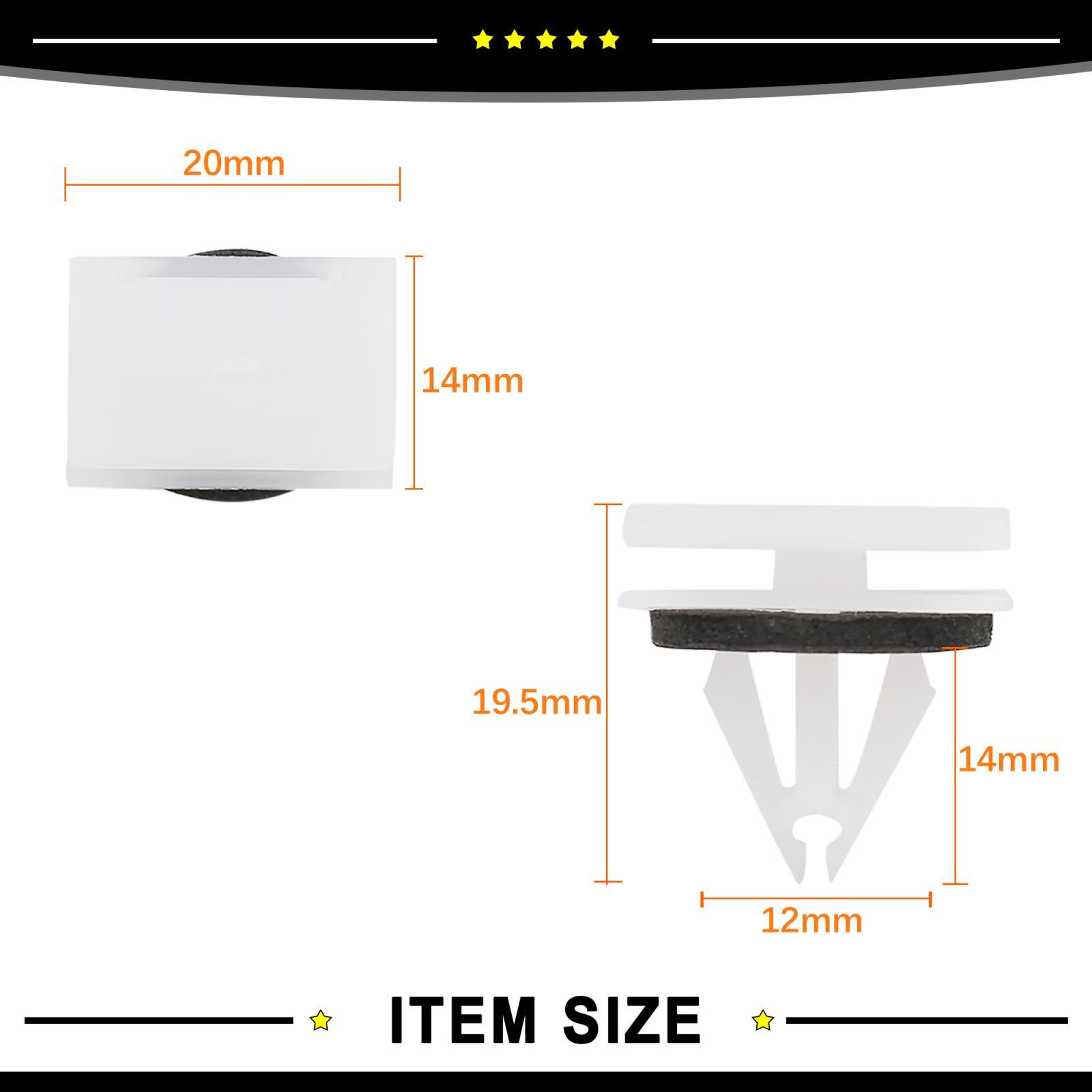 W716352S300 Rivet Fastener Clip 30/lot fit for Ford Edge 2015-2018 ...