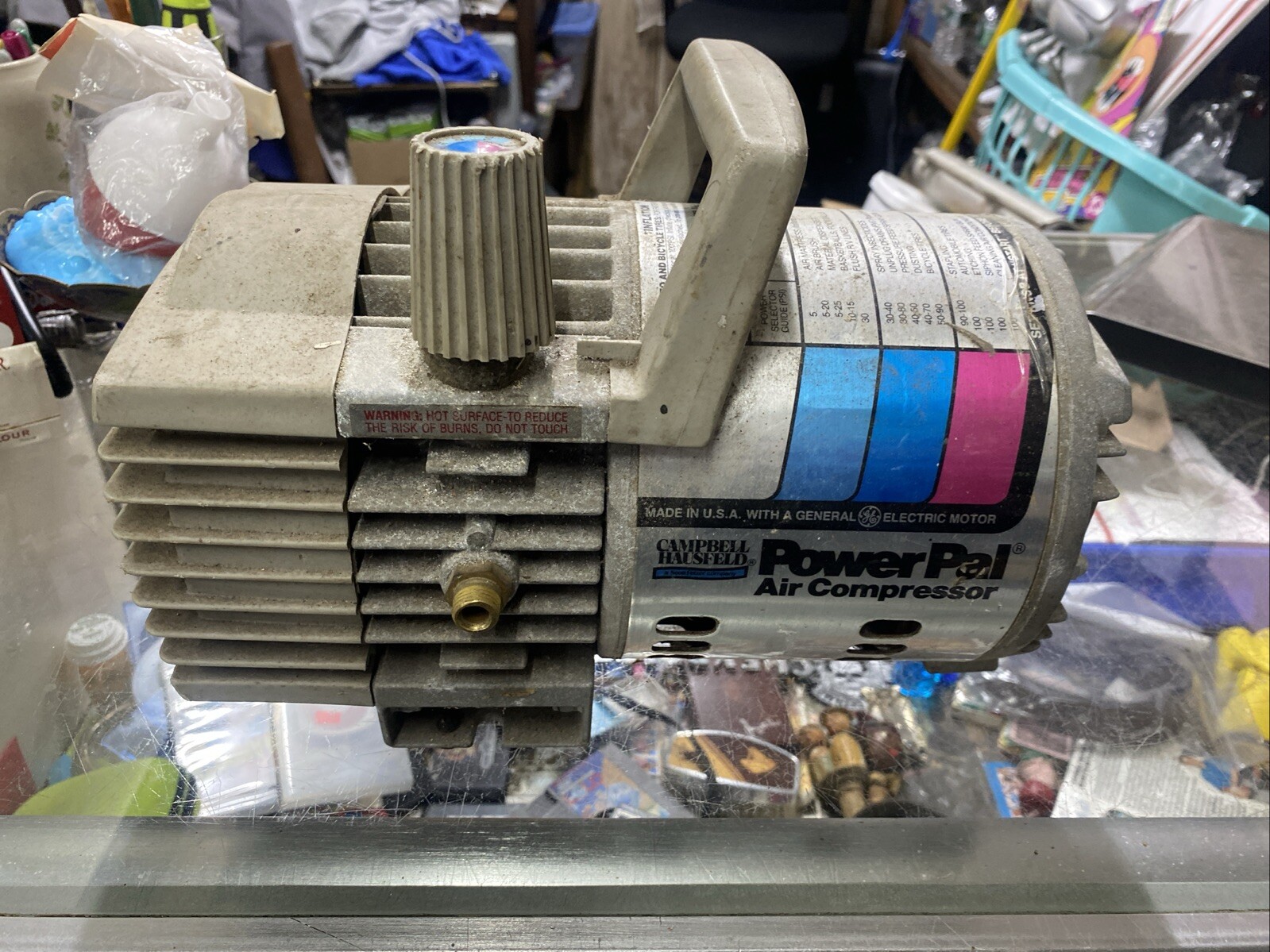 Campbell Hausfeld PowerPal Portable Tankless Air Compressor MT3000 Runs ...