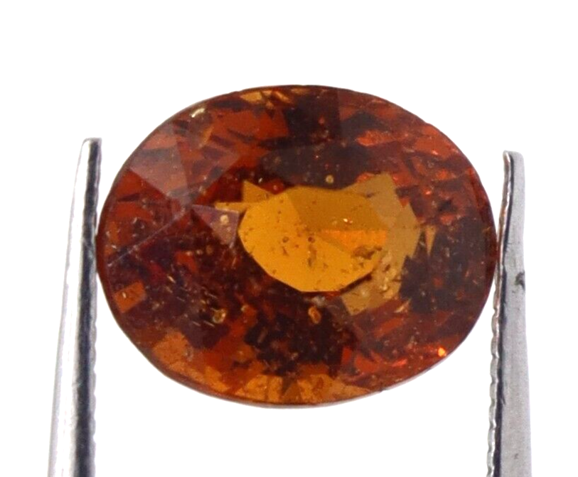 Brown Color Natural Hessonite Garnet 1.97 Ct Unheated Oval Cut Sri ...