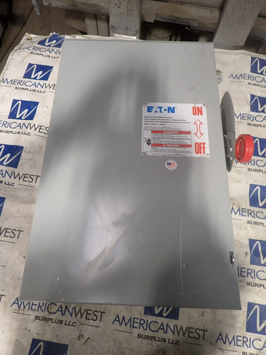 New Surplus EATON DG324URK 200 amp 240v NON Fused 3R OUTDOOR Disconnect ...