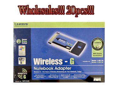 20 LINKSYS WIFI WIRELESS-B PCMCIA ADAPTER 802.11B Network LAPTOP ...