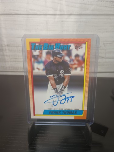 TOPPS 2025 FRANK THOMAS Certified Autograph The Big Hurt #HURTA-10 ( 09 ...