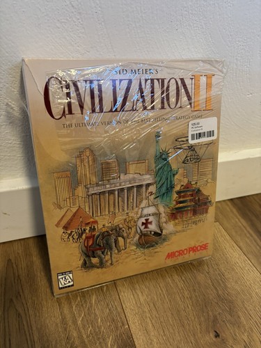 Sid Meier's Civilization II 2 - PC CD Big Box Micro pose Strategy 1996 ...