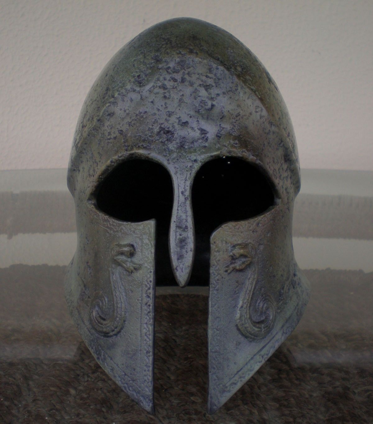 madieval Greek Spartan Corinthian Helmet With Snakes Antique Style ...