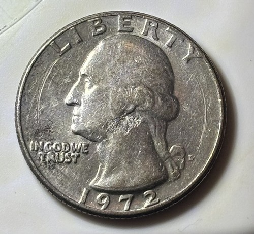 1972 D Washington Quarter Lamination Error And Filled Mint Mark | eBay