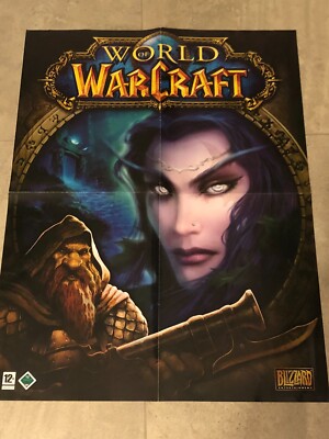 World of Warcraft 2004 Release Poster Developer Signed Lithograph ...