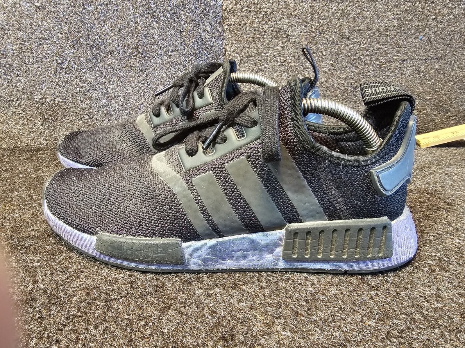 Adidas NMD R1 Goodbye Gravity Black Metallic Blue Boost Mens Size 9 # ...