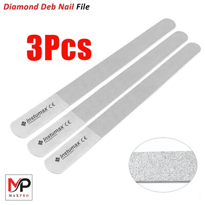 Professional 8" Diamond Dusted Nail File – Stainless Steel for Detailed ...