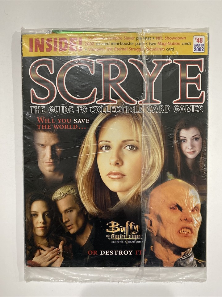 SCRYE Magazine #48 Jan/Feb 2002 NFL Showdown Booster Magi-Nation VTES ...