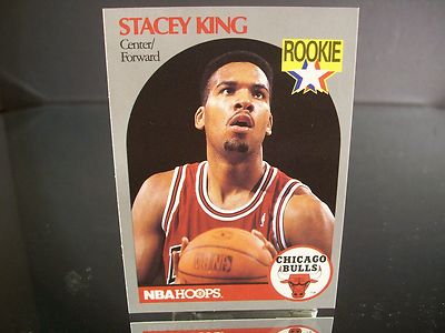 Rare Stacey King NBA Hoops 1990 Rookie Card #66 Chicago Bulls NBA ...