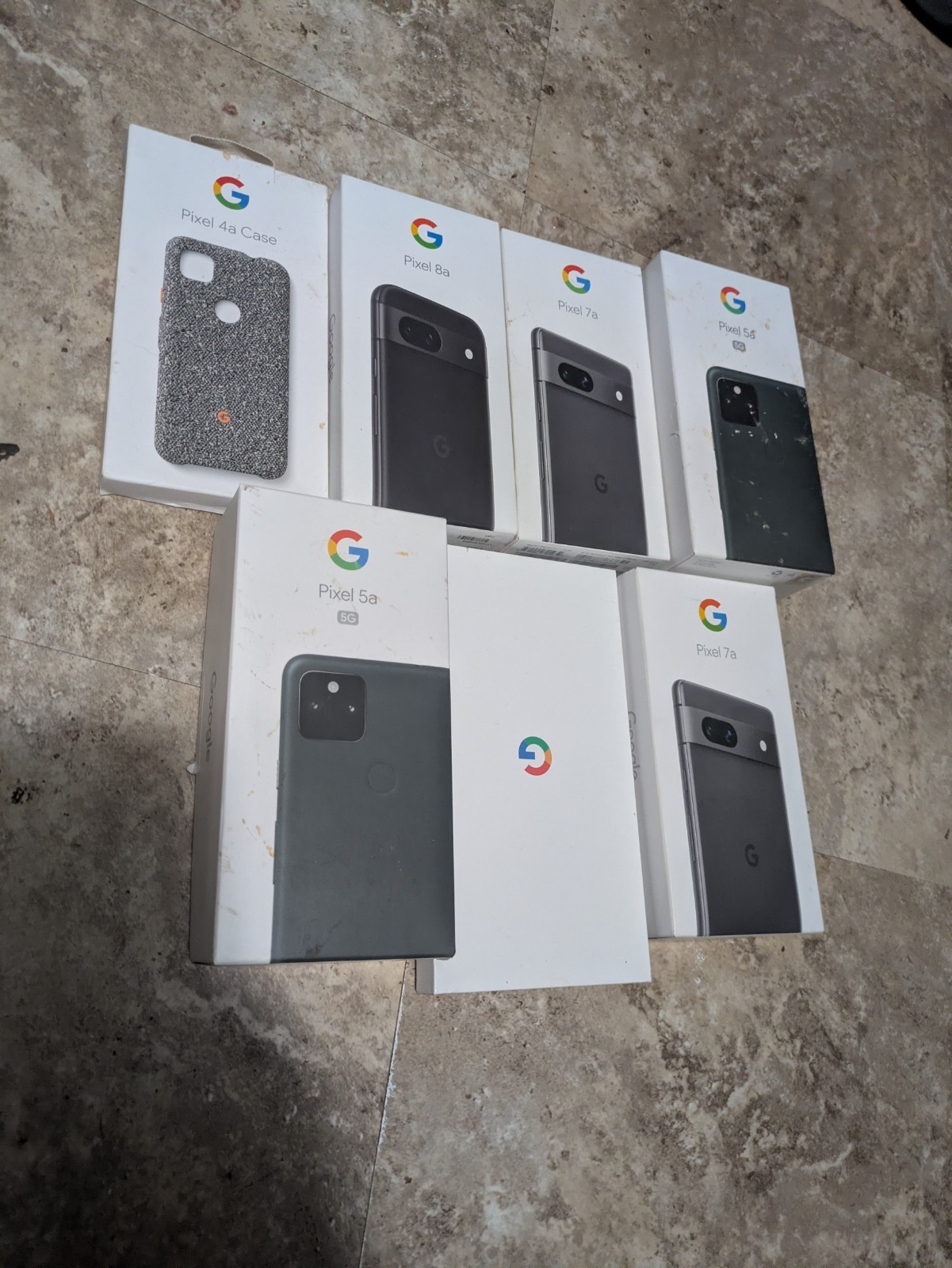 Lot Of 7 Empty Google Pixel Phone Boxes | eBay