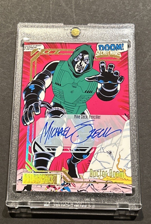 2024 ALLEGIANCE MARVEL SECRET WARS 1984 DOCTOR DOOM ARTIST AUTO MIKE ...