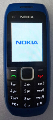 Nokia C1-00 Dual-SIM GSM Mobile Phone with Built-in FM Radio - Blue | eBay