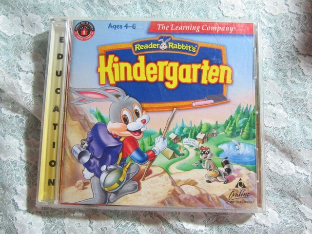 1998 Reader Rabbit Kindergarten CD Rom, Win / Mac Ages 4-6 | eBay