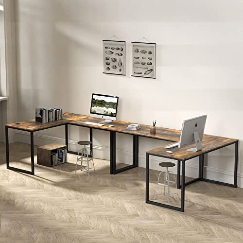 Home Office Computer Desk, 24" Deep 48-Inch Rustic Brown | eBay