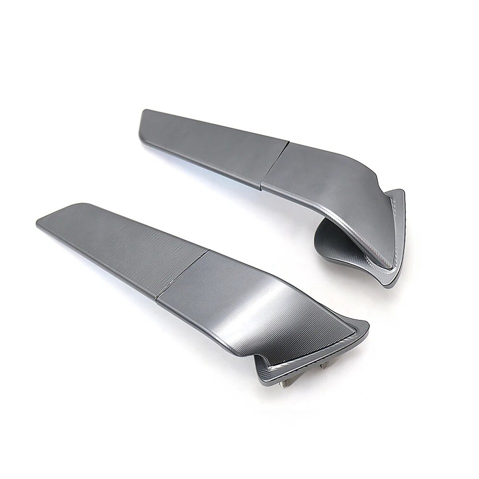 For Yamaha YZF R1 R1M R1S 15-23 CNC Wind Swivel Wing Fin Rearview Side ...