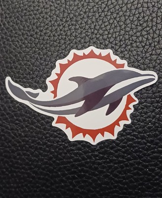 Miami Dolphins NFL Vinyl Decal Sticker Football Team 2'x3.5' | eBay