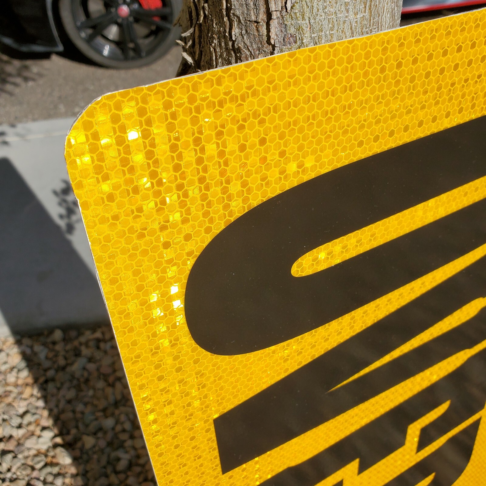 Reflective pilot car 2 Sided oversize load signs 4 feet x 12 inch ...