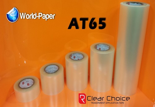 CLEAR Application Premask R Tape sign vinyl roll low tack transfer 6" x ...