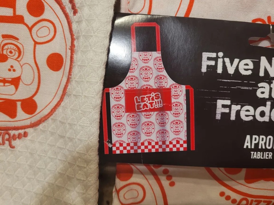 FNAF Five Nights at Freddy's Apron Kitchen Wear Set of 3 | eBay