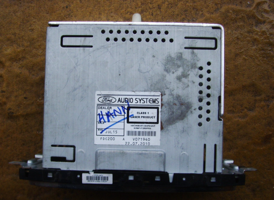 FORD focus mk2 ,MONDEO MK4 - RADIO CD PLAYER HEAD UNIT, WITH CODE ...