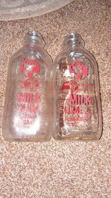 Vintage Allentown PA Milk Bottle Freeman's Dairy Quarts Lehigh County ...