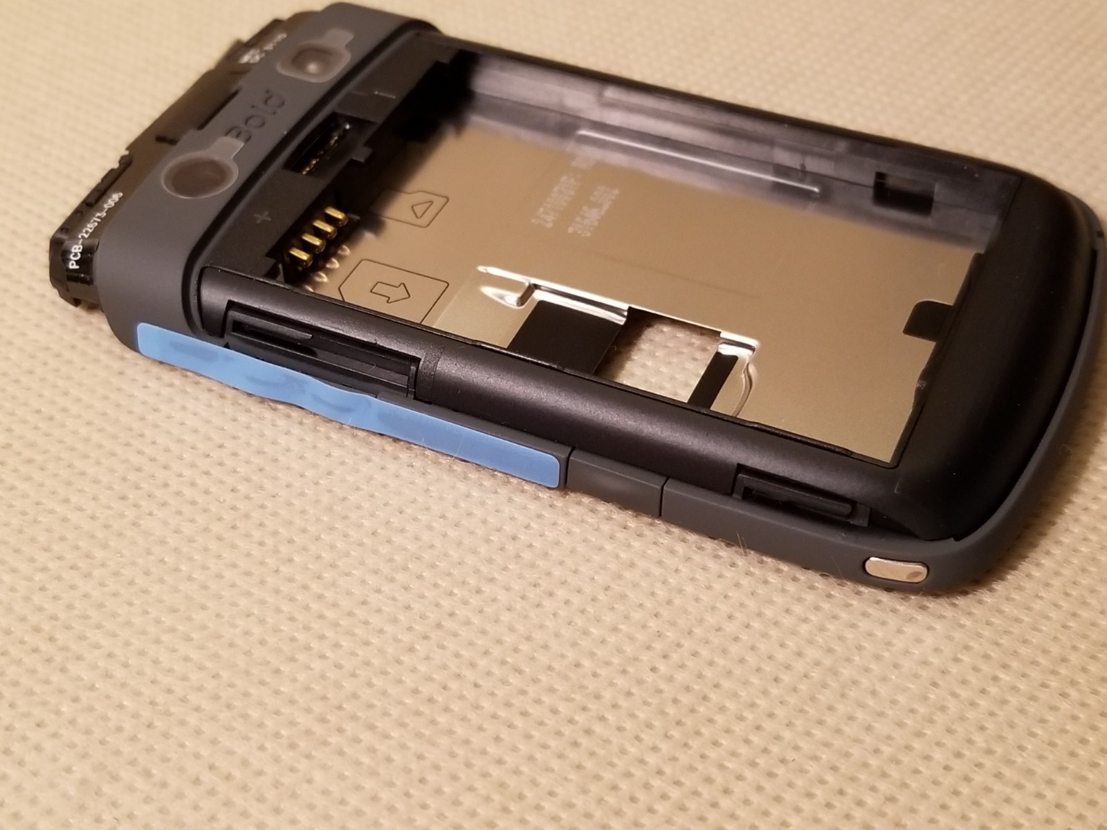 New Blackberry OEM Middle Frame Backplate Headphone Jack Buttons for ...