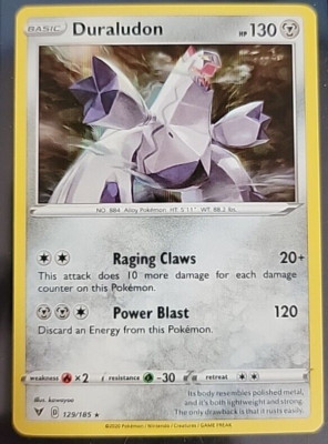 Pokémon TCG Duraludon Vivid Voltage 129/185 Holo Holo Rare | eBay