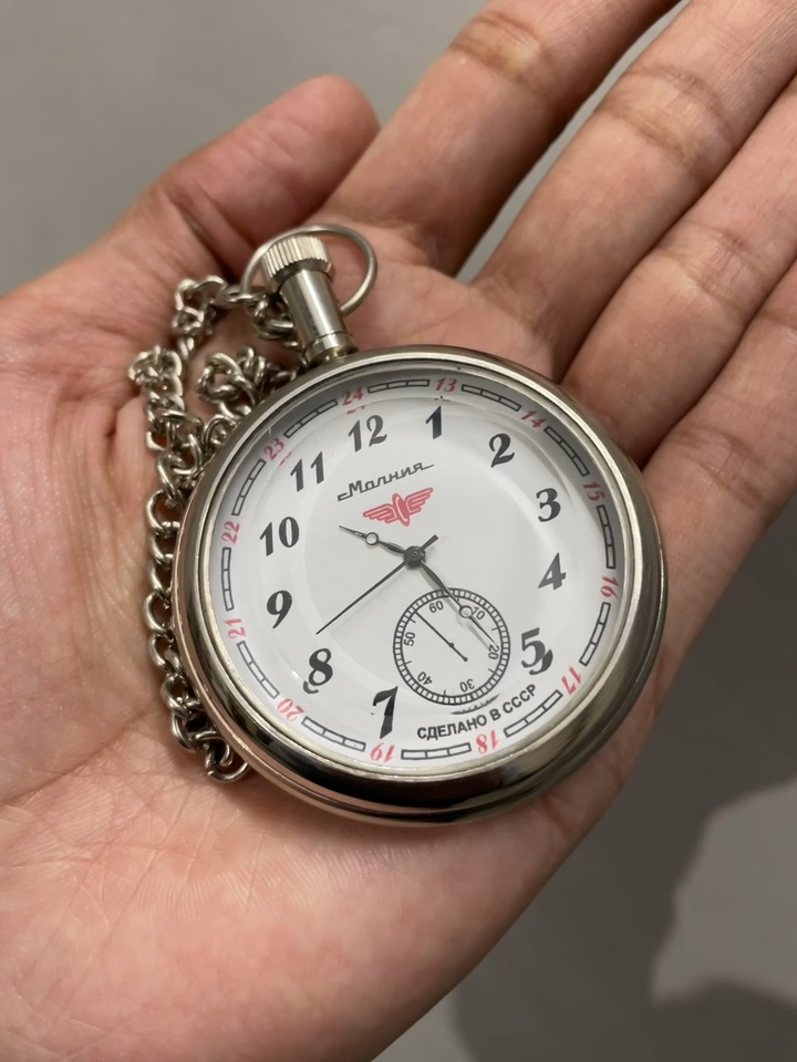 Brass Pocket Watch Vintage Replica Pocket Watch Second&24hours Sub ...