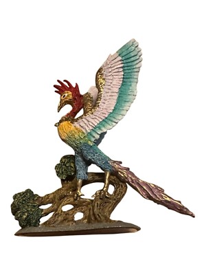 Enchanted Kingdom of Xanth Simurgh Pewter Figurine Flying Bird Franklin Mint | eBay