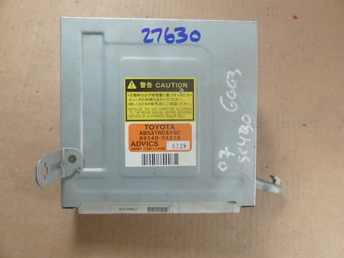 07-10 LEXUS SC430 ABS ANTI-LOCK BRAKE CONROL MODULE 89540-24210 | eBay